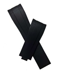 Orange rubber strap to fit Omega Speedmaster/Universe/Ocean Models with ...